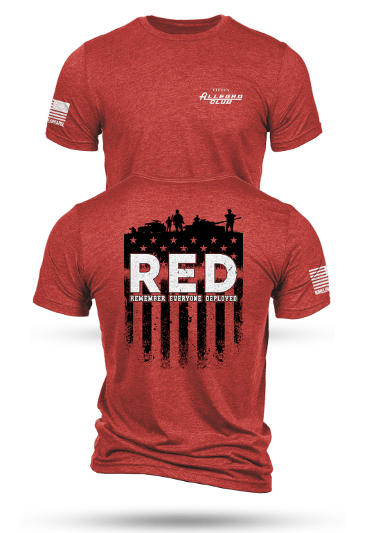 TShirt - RED Remember Everyone Deployed – Tiffin General Store